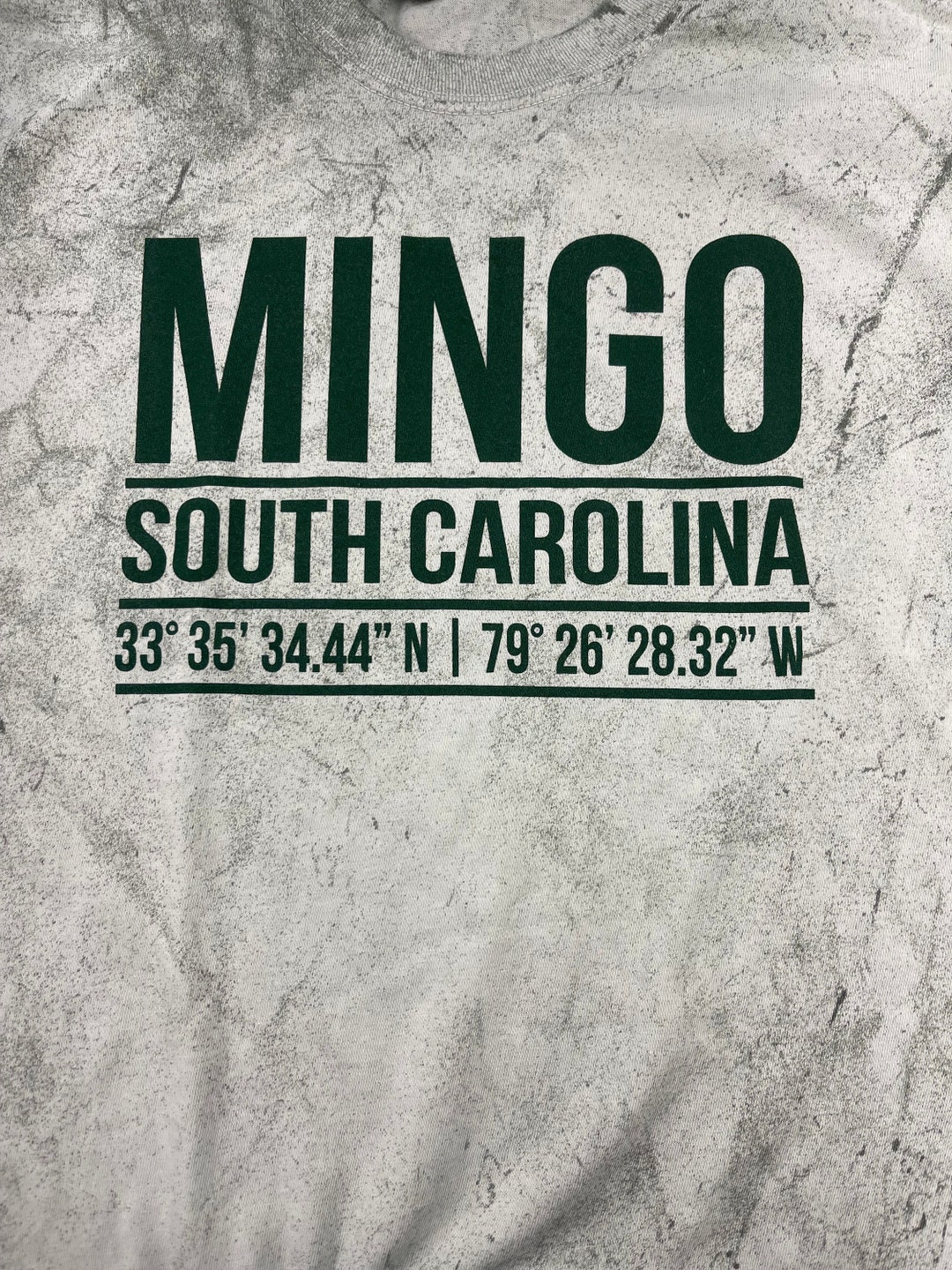Mingo South Carolina Coordinates, Front Design Only, SORT SLEEVE ...