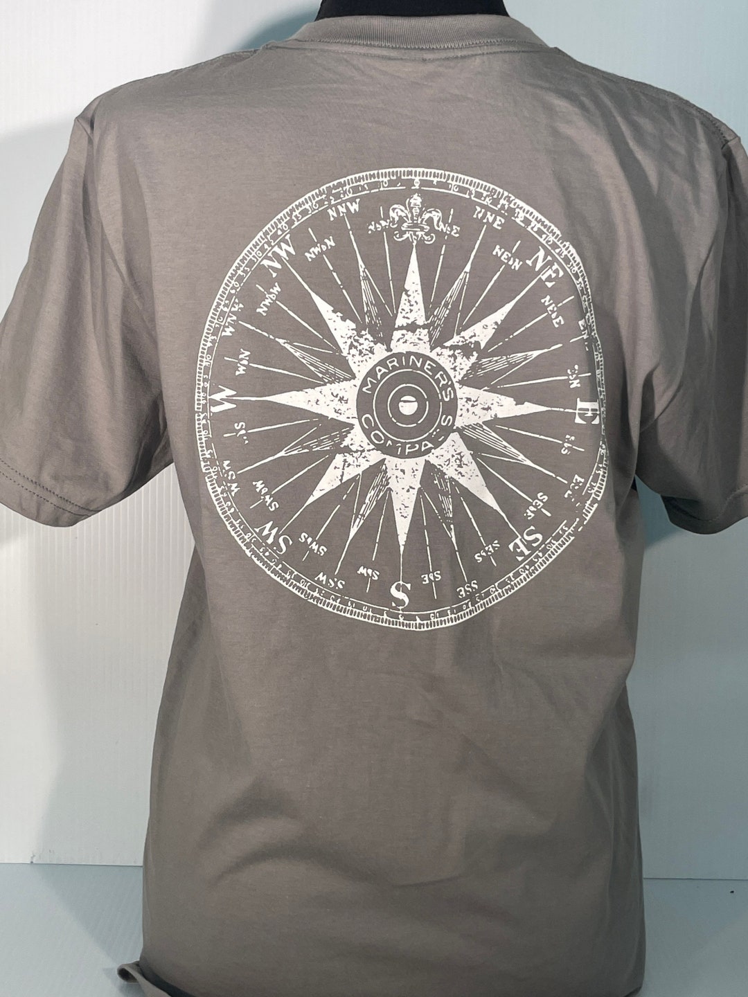 Marines Compass Crew Neck Tee Indigo Apparel Short Sleeve Available S-3 ...