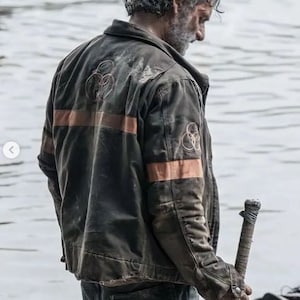 Cotton Duck Jacket CRM Civic Republic Military Rick TWD Ones Who Live ...