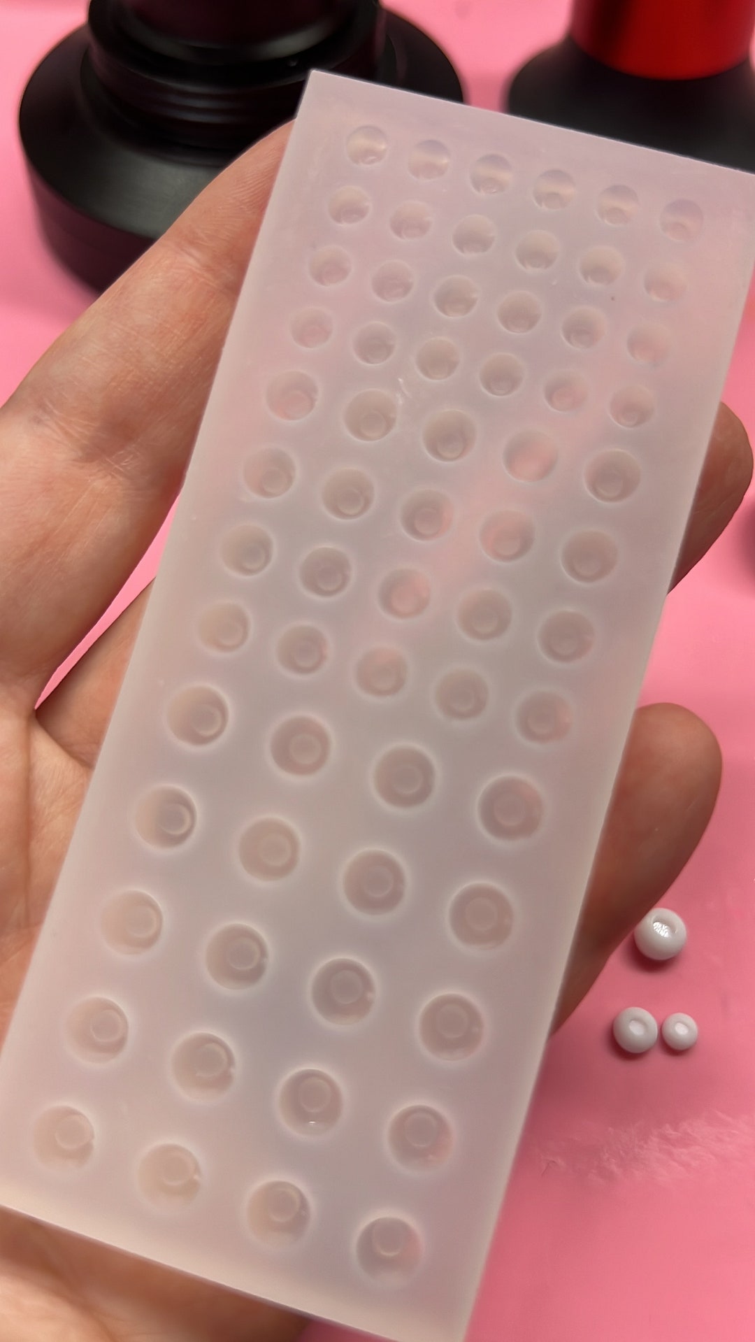 NEW Flat Iris 4mm, 5mm, 6mm Silicone Eye Mold Eye Molds for Art Doll ...