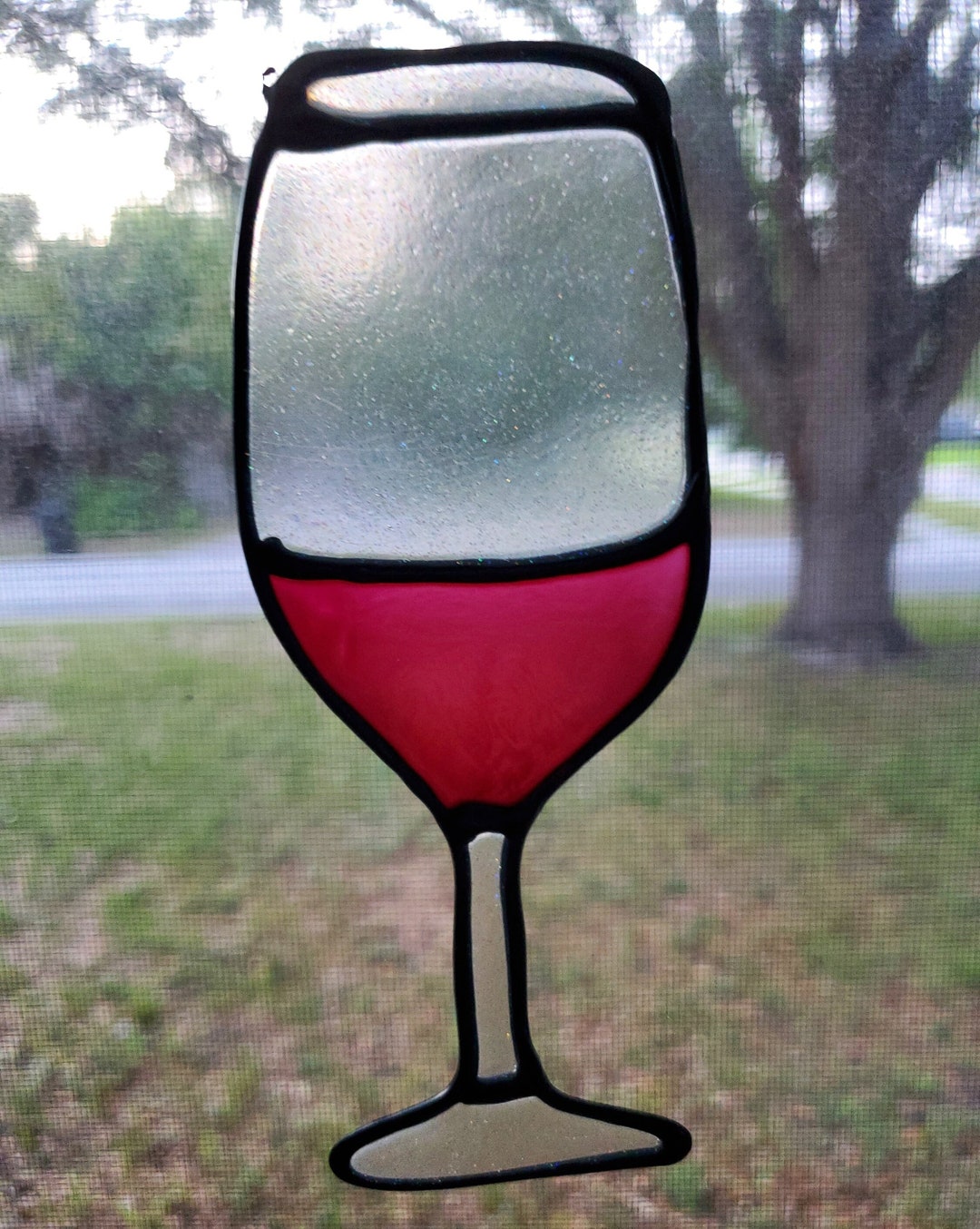 Gallery Glass Window Clings Wine Glass - Etsy