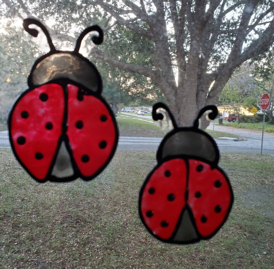 Gallery Glass Window Cling Lady Bugs - Etsy