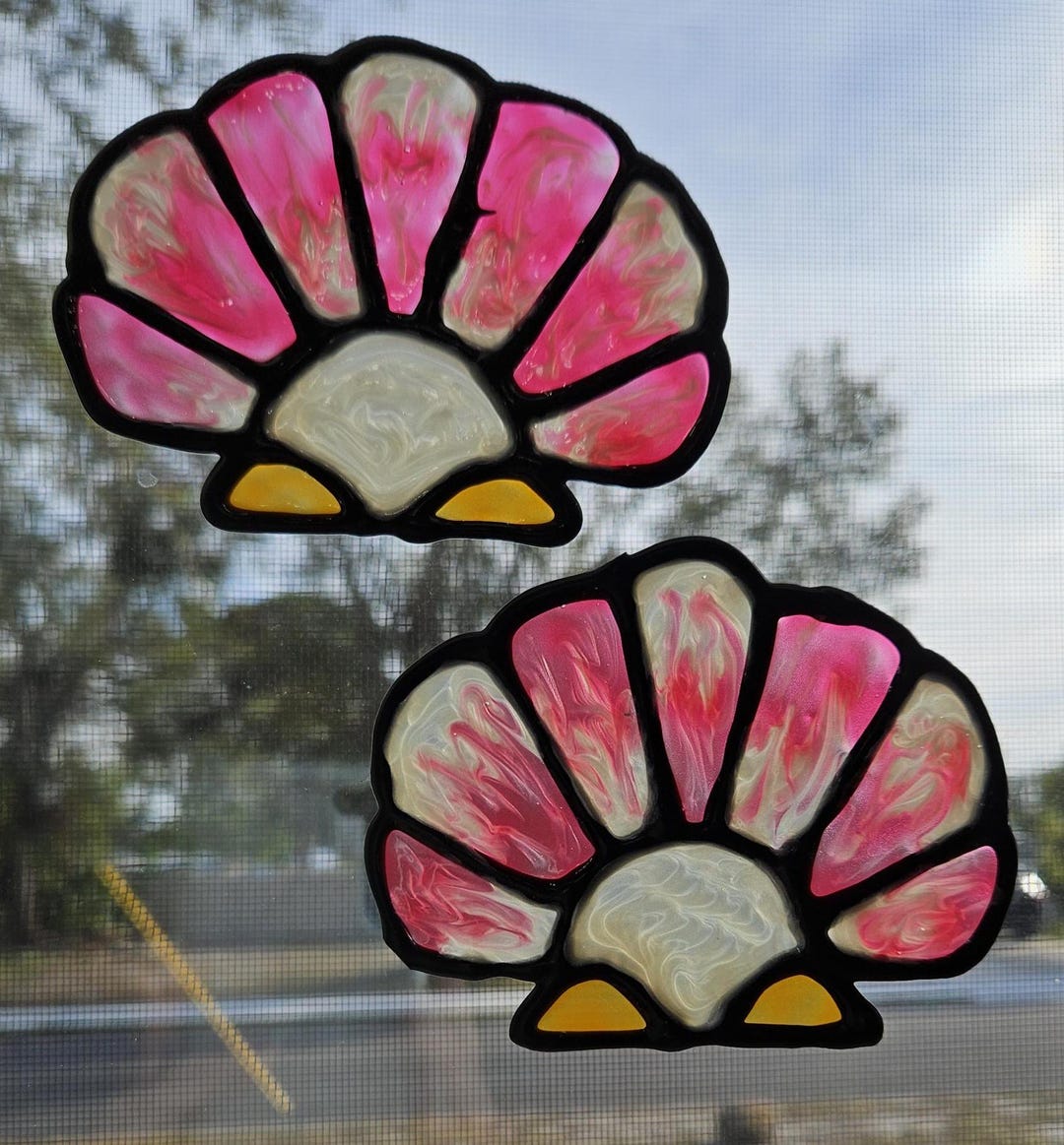 Gallery Glass Window Cling Sea Shells - Etsy