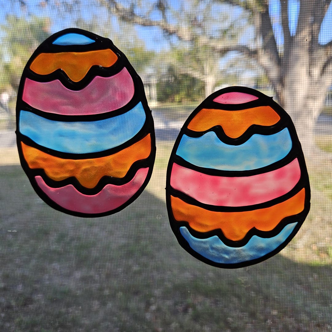 Gallery Glass Window Clings Easter, Eggs - Etsy