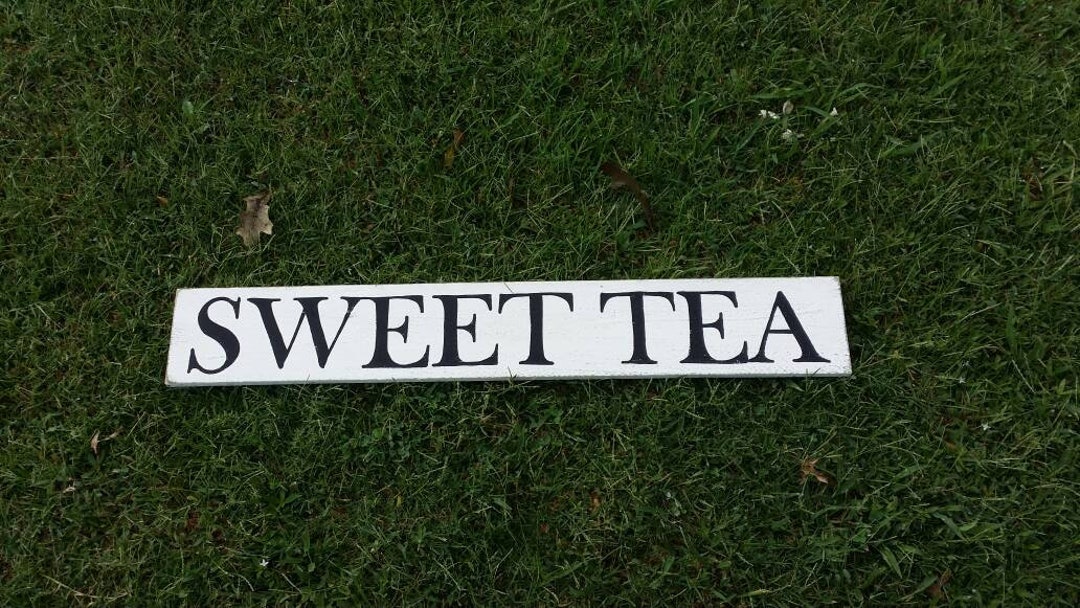 Sweet Tea Sign, Rustic Wood Sign Farmhouse Kitchen Sign - Etsy