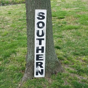 Vertical Southern Rustic Sign, Wood Wall Decor, Farmhouse Wall Decor ...