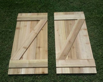 Shutter wall decor | Etsy