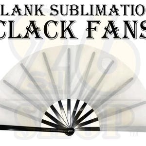 Blank Custom Hand Held Clacking Fans | Where Them Fans AT | Snap, Line ...
