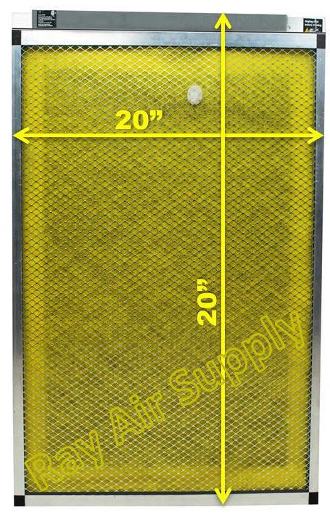Rayair Supply 20x20 Solaceair Air Cleaner Replacement Filter - Etsy