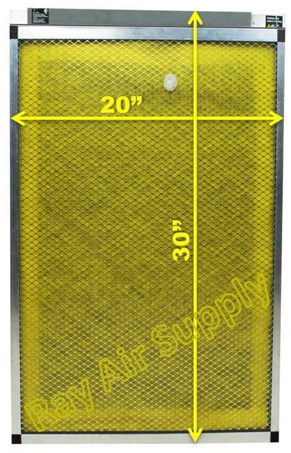 Ray Air Supply 20x30 Micropower Guard Air Cleaner Designed to Fit Replacement Pads 3 Pack YELLOW Etsy