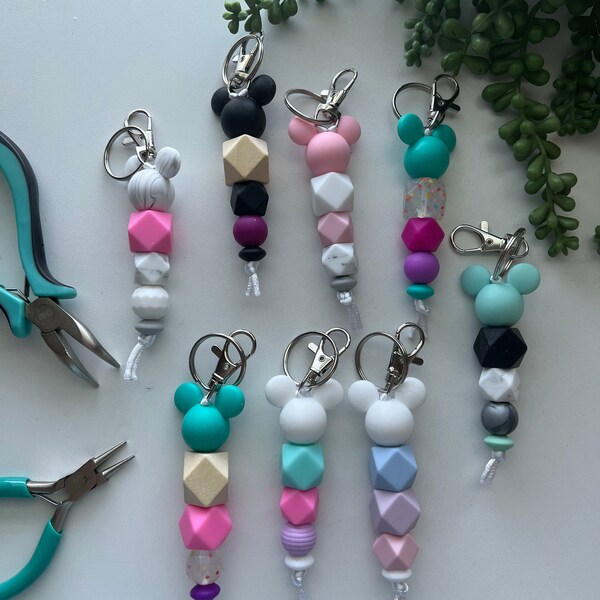 Mickey Silicone Keychain - Etsy