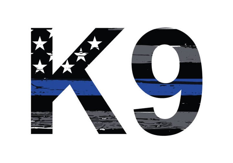 Thin Blue Line K9 Car Decal. Vinyl Decal. Law Enforcement | Etsy