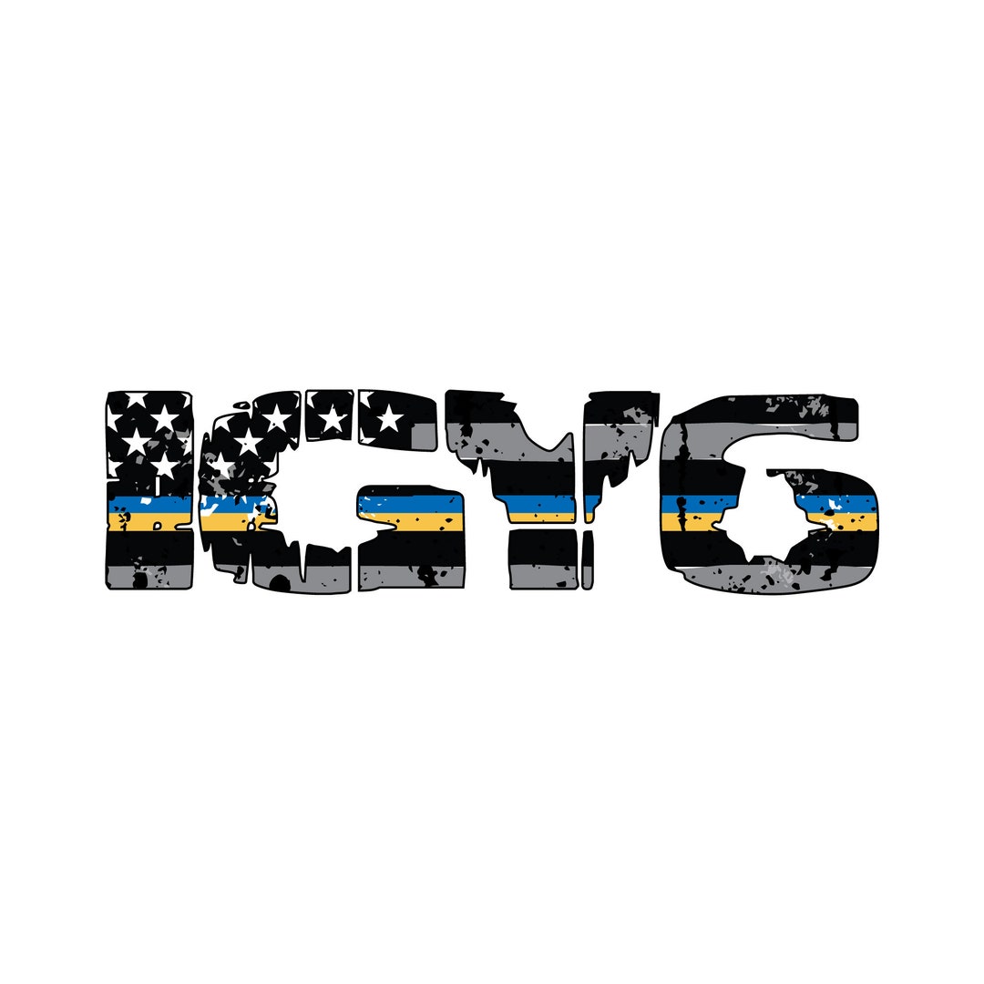 Thin Blue and Gold Line Police Dispatcher I Got Your 6 Car Decal. Vinyl ...