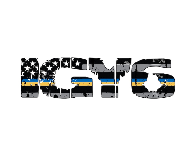 Thin Blue and Gold Line Police Dispatcher I Got Your 6 Car Decal. Vinyl ...