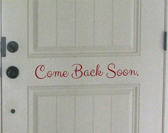 Be back soon sign | Etsy