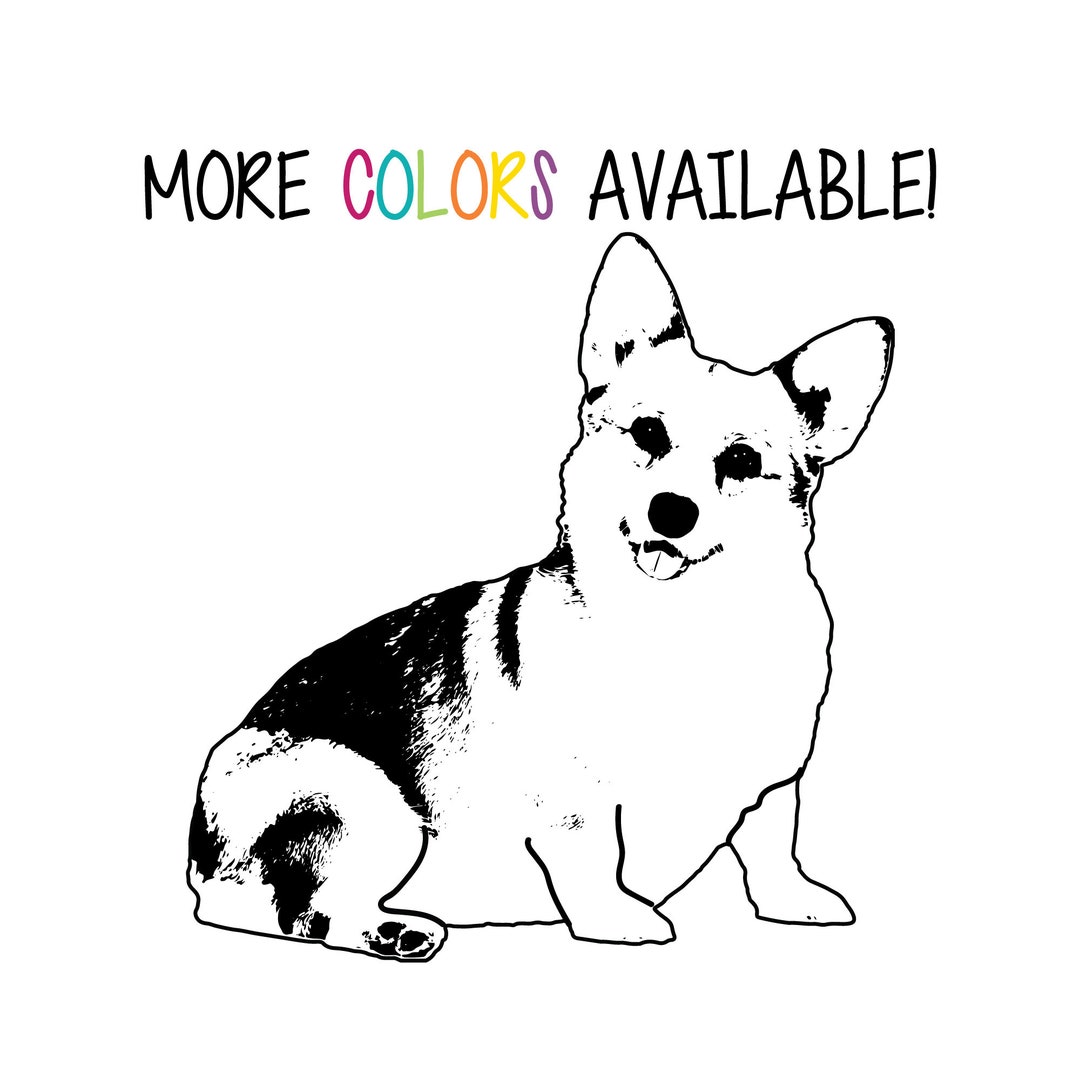 Corgi Car Decal. Corgi Sticker. Dog Sticker. - Etsy