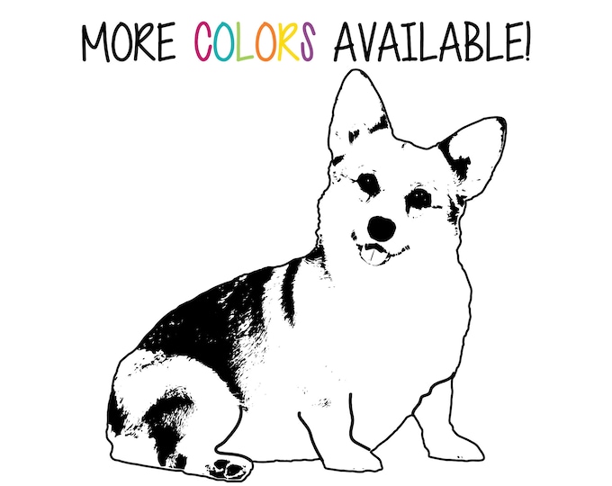 Corgi Car Decal. Corgi Sticker. Dog Sticker. - Etsy
