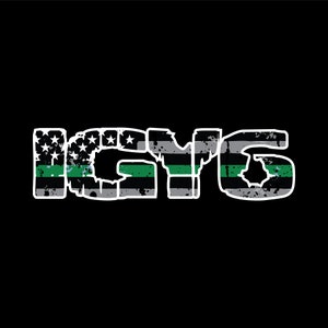 Thin Green Line Border Patrol and Military I Got Your 6 Vehicle Decal ...