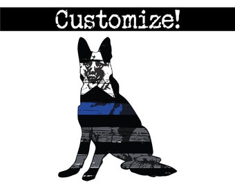 Police K 9 Decal | Etsy