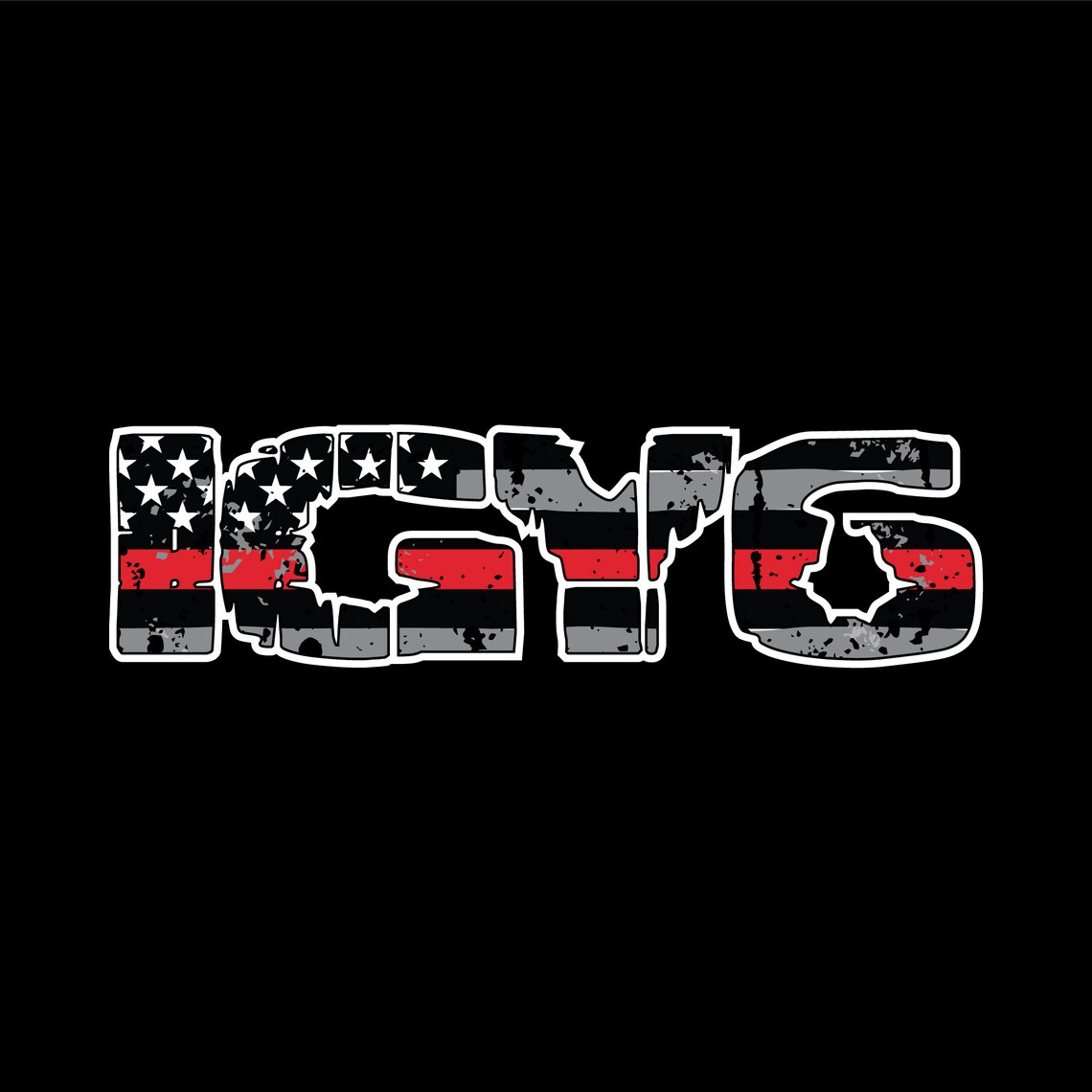 Thin Red Line Firefighter I Got Your 6 Vehicle Decal. Vinyl Decal. Fire ...