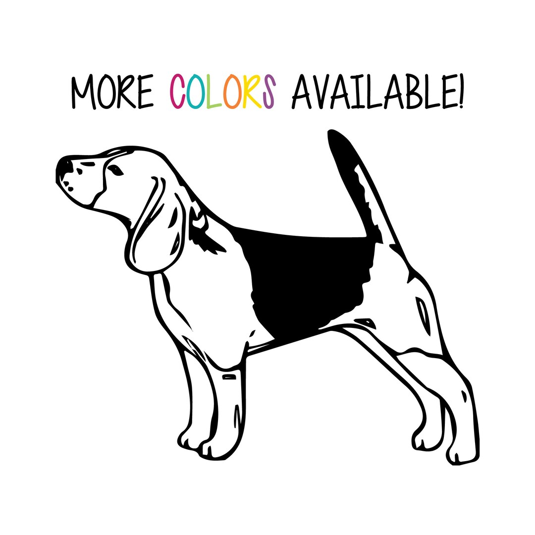 Beagle Car Decal. Beagle Sticker. Dog Decal. - Etsy
