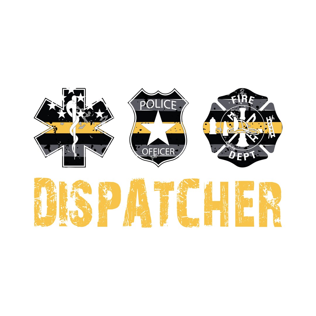 DISPATCHER Police Fire and EMS Dispatcher Decal. Dispatcher Sticker ...