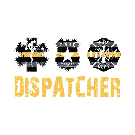 DISPATCHER Police Fire and EMS Dispatcher Decal. Dispatcher | Etsy