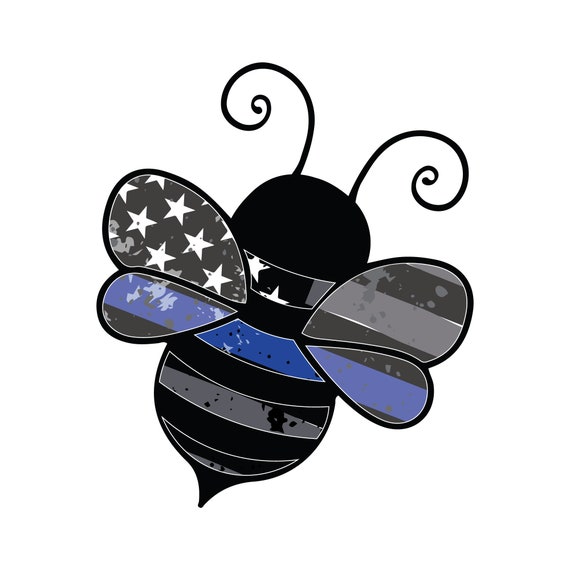Thin Blue Line LEO Bumble Bee Vehicle Decal. Vinyl Decal. Law | Etsy