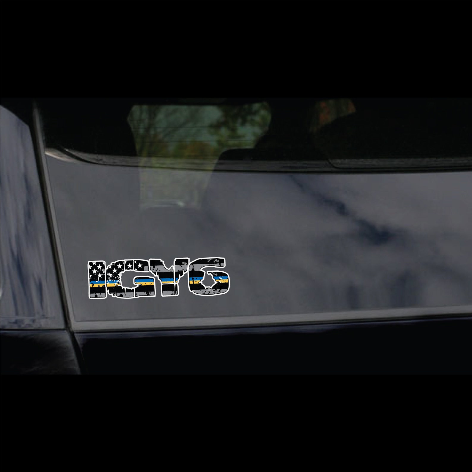 Thin Blue and Gold Line Police Dispatcher I Got Your 6 Car Decal. Vinyl ...