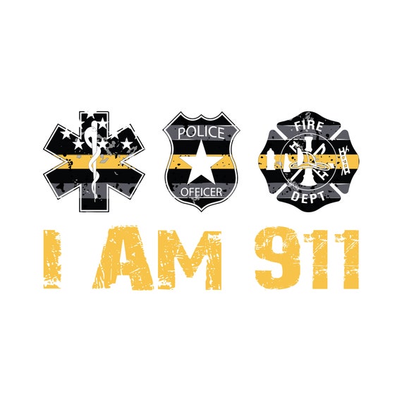 I AM 911 Police Fire and EMS Dispatcher Decal. Dispatcher - Etsy