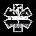 Thin White Line EMT American Flag EMS Logo Vehicle Decal. Vinyl Decal ...