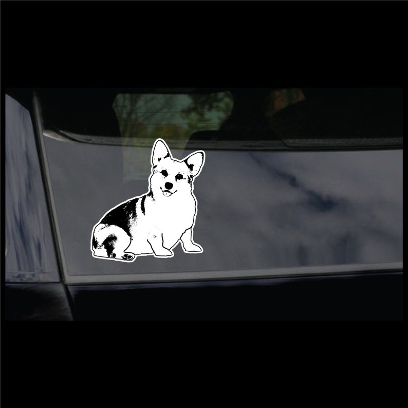 Corgi Car Decal. Corgi Sticker. Dog Sticker. - Etsy