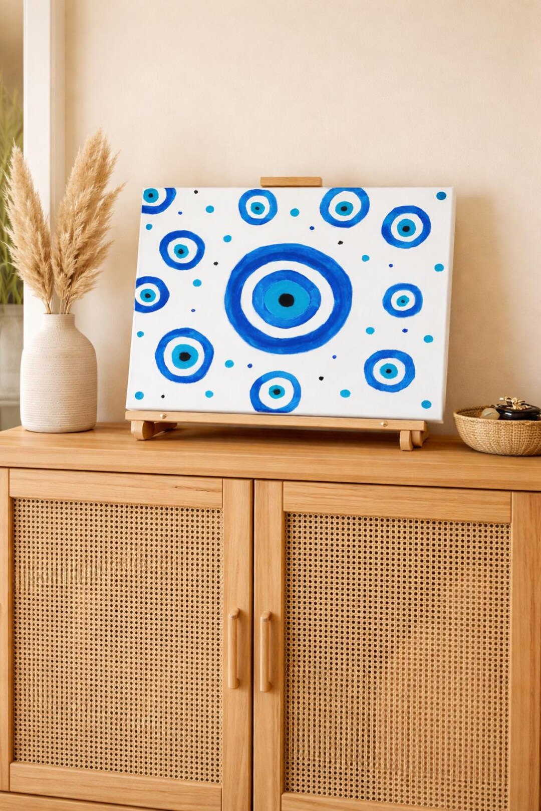 Evil Eye Oil Painting - Etsy