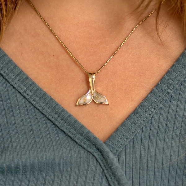Whale Tail Pendant - Etsy