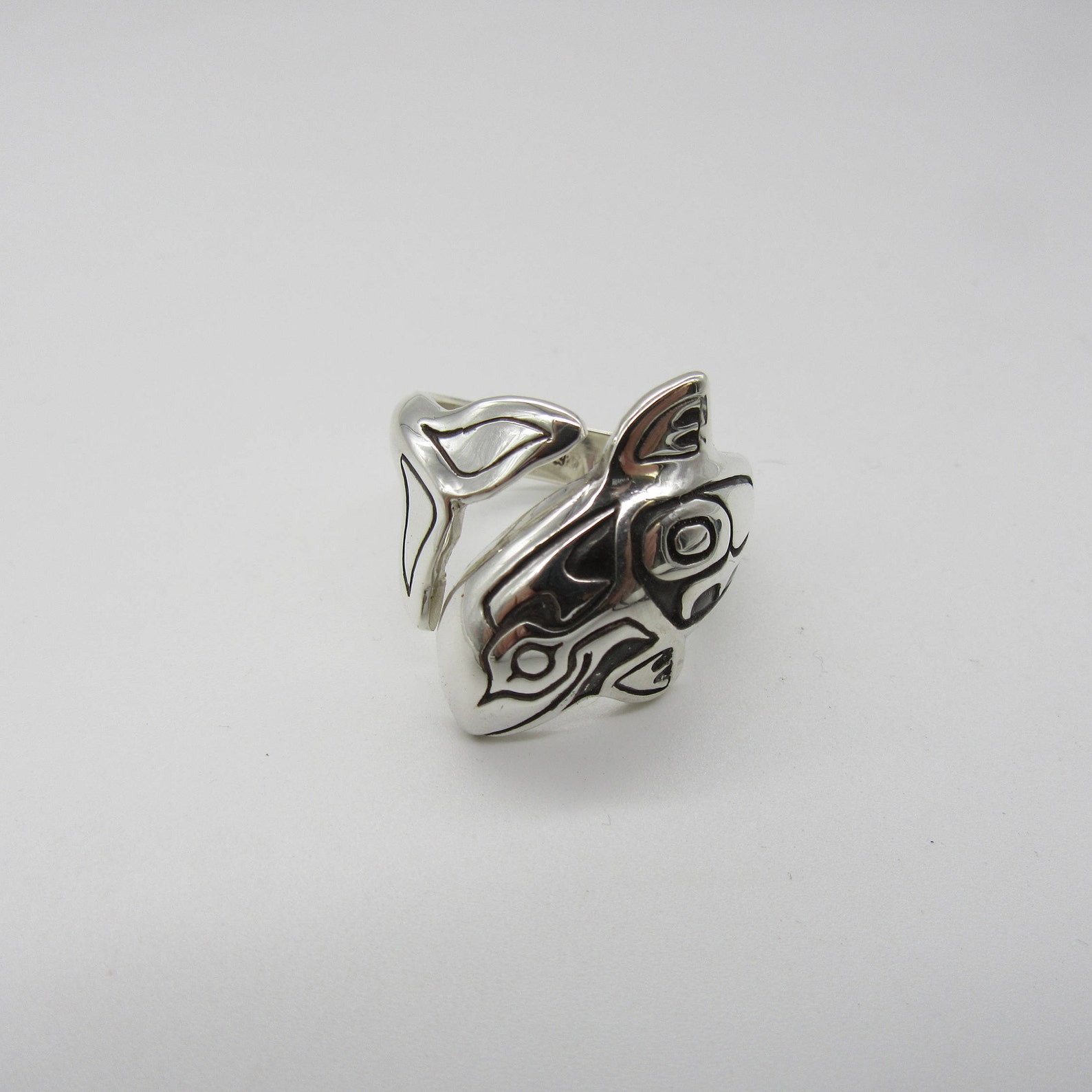 Orca Rings Mens Wrap Ring Alaska Native Ring Alaskan - Etsy