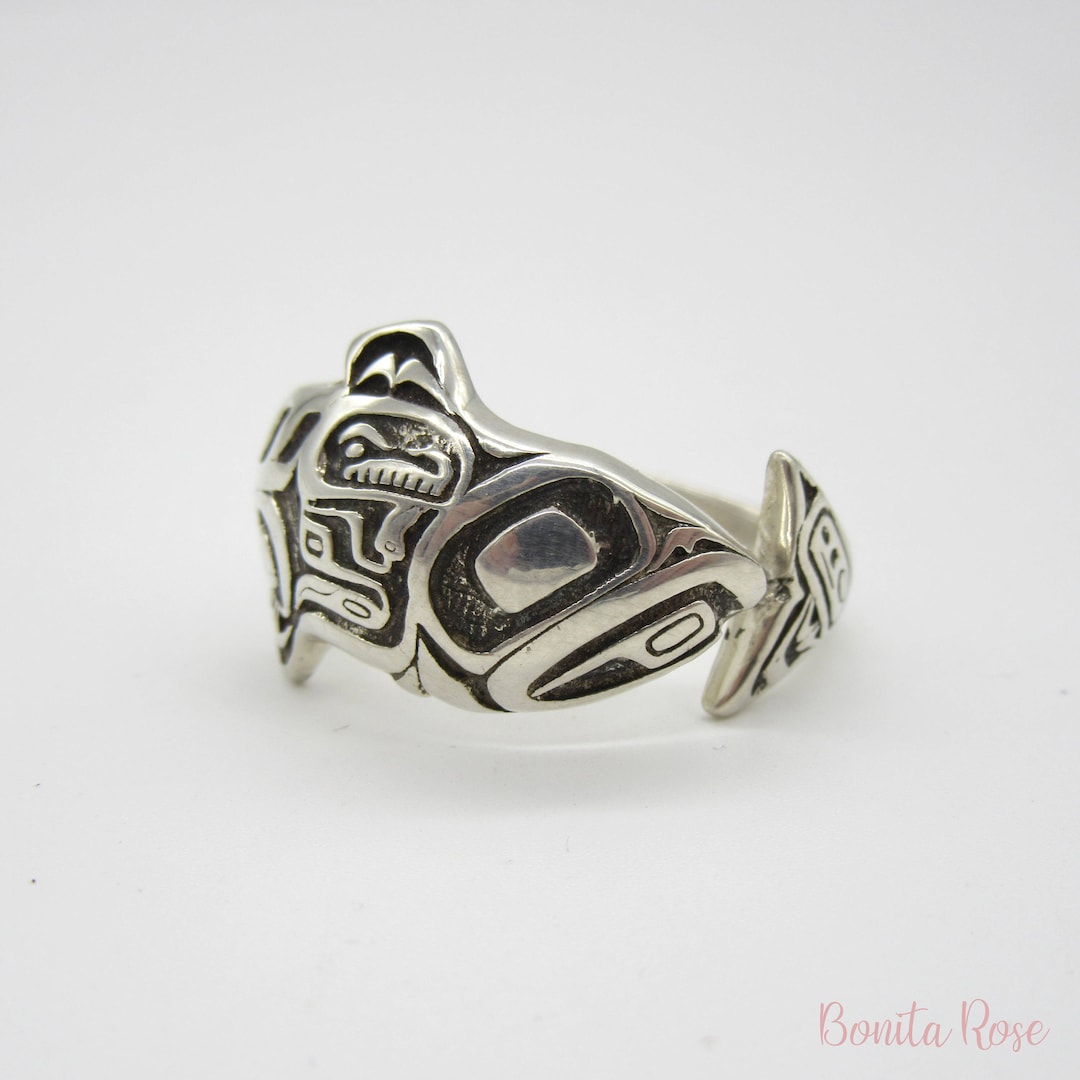 Salmon Rings - Fish Ring - Northwest Native - Salmon - Salmon Design ...