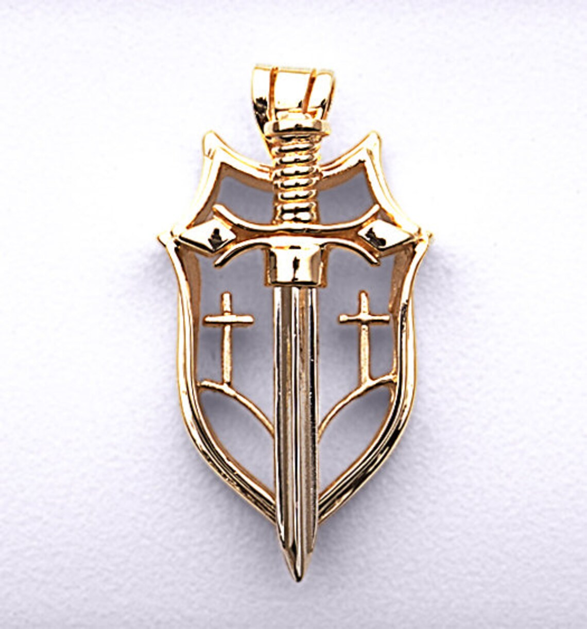 Sword Cross Pendant, Gold Sword Pendant, Sword Pendant, Sword and ...