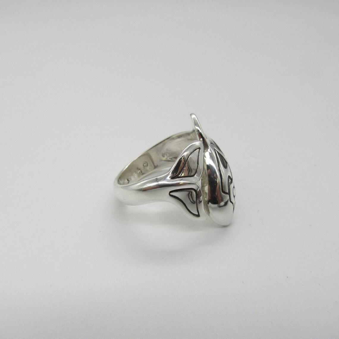 Orca Rings Mens Wrap Ring Alaska Native Ring Alaskan - Etsy