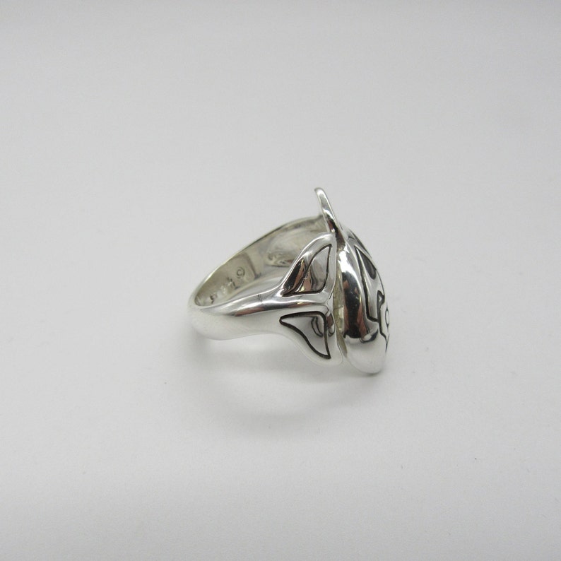 Orca Rings Mens Wrap Ring Alaska Native Ring Alaskan - Etsy