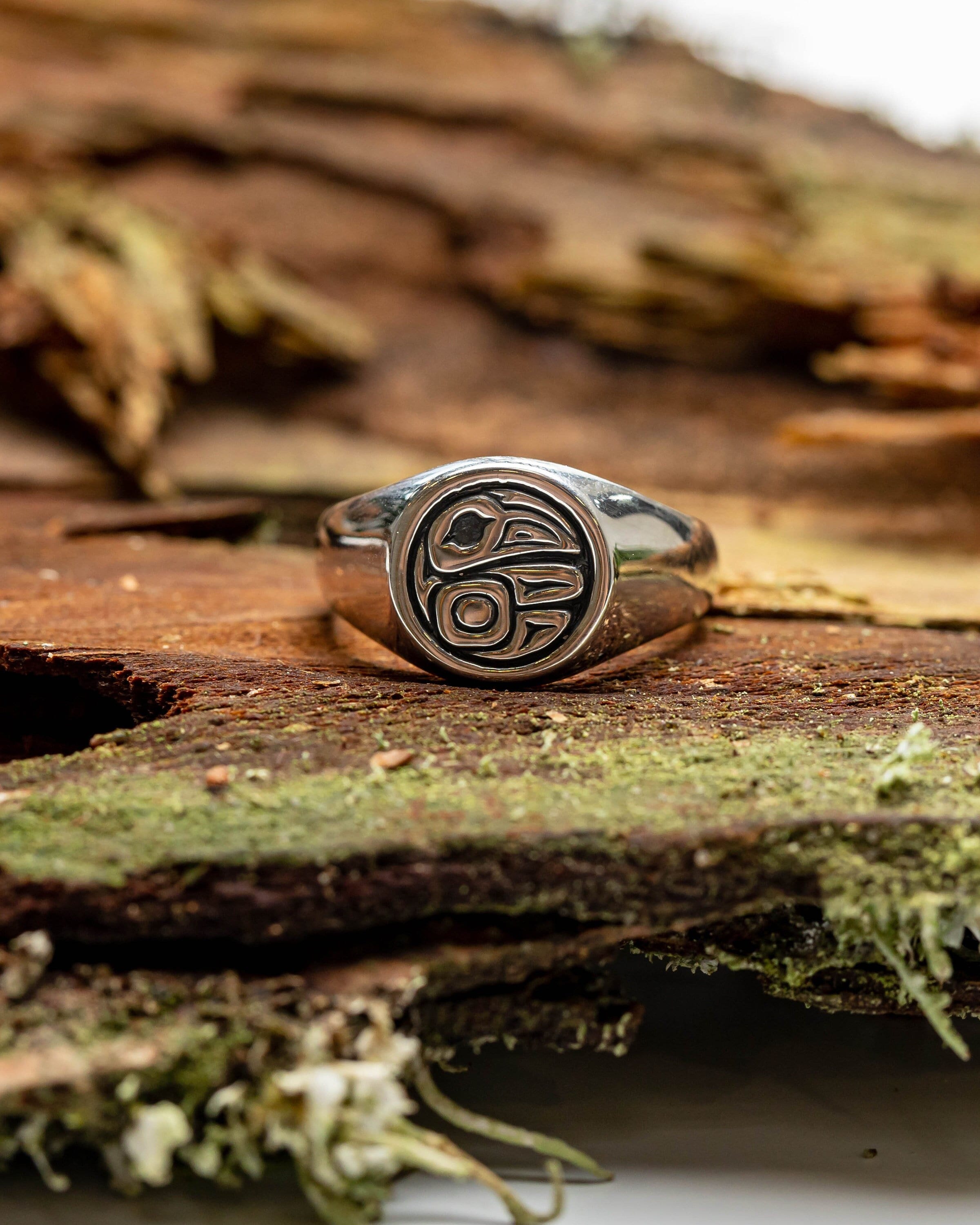 Native Collection Native Raven Ring Women's Signet Ring - Etsy