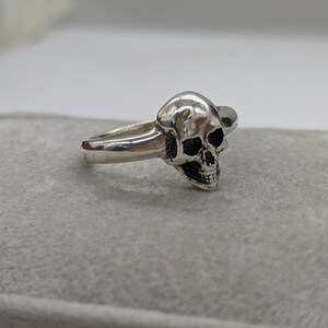 Skeleton Ring - Skull Head Ring - Skeleton Head Skull - 925 Skull Ring ...