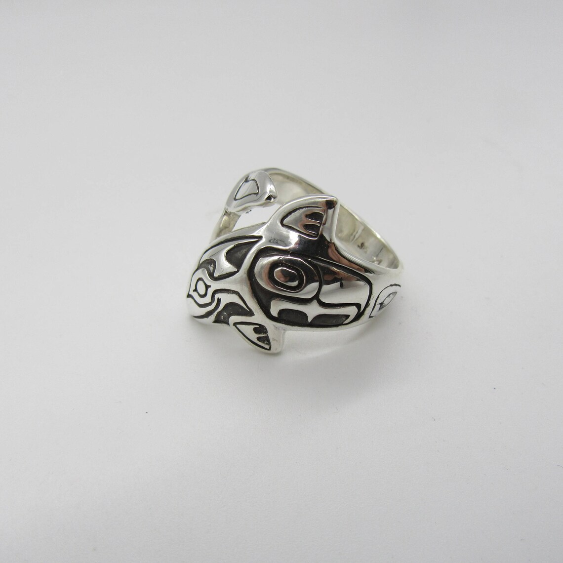 Orca Rings Mens Wrap Ring Alaska Native Ring Alaskan - Etsy