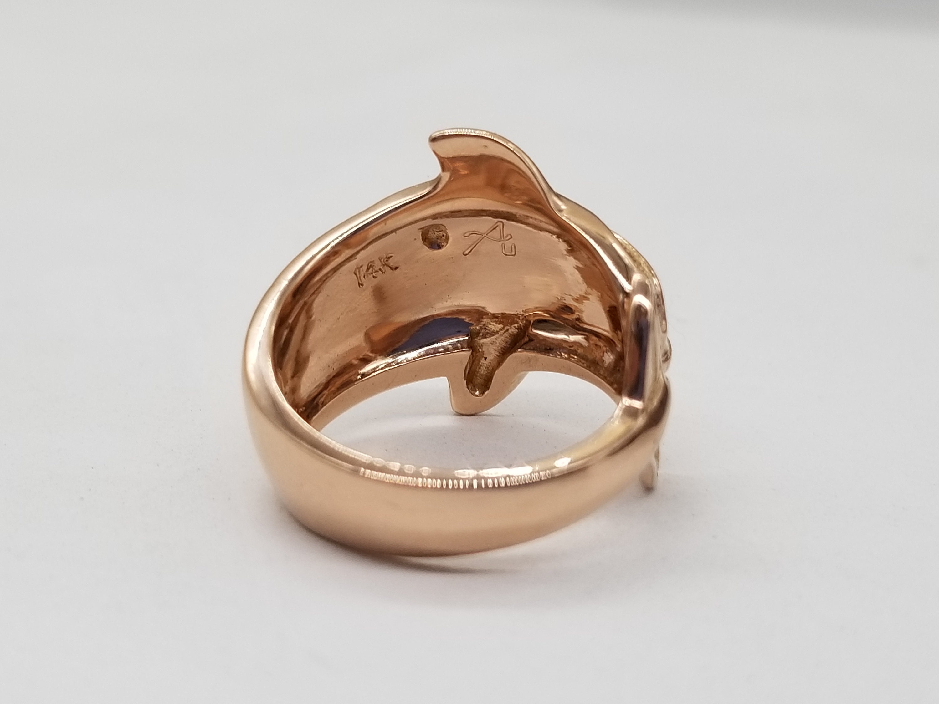 Gold Orca Ring Orca Ring NW Pacific Jewelry Whale Ring - Etsy