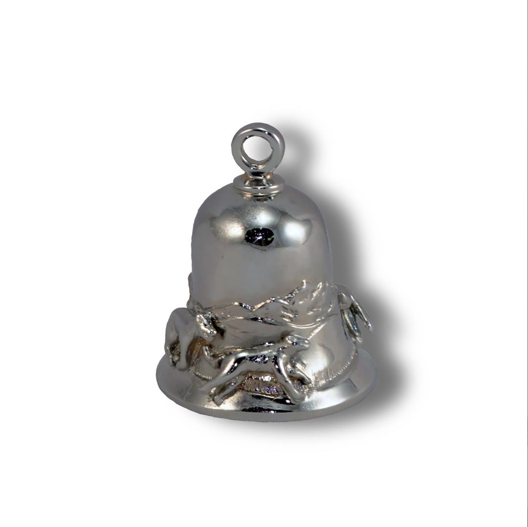 Wolf Pack Chrome Plated Brass Bell - Etsy