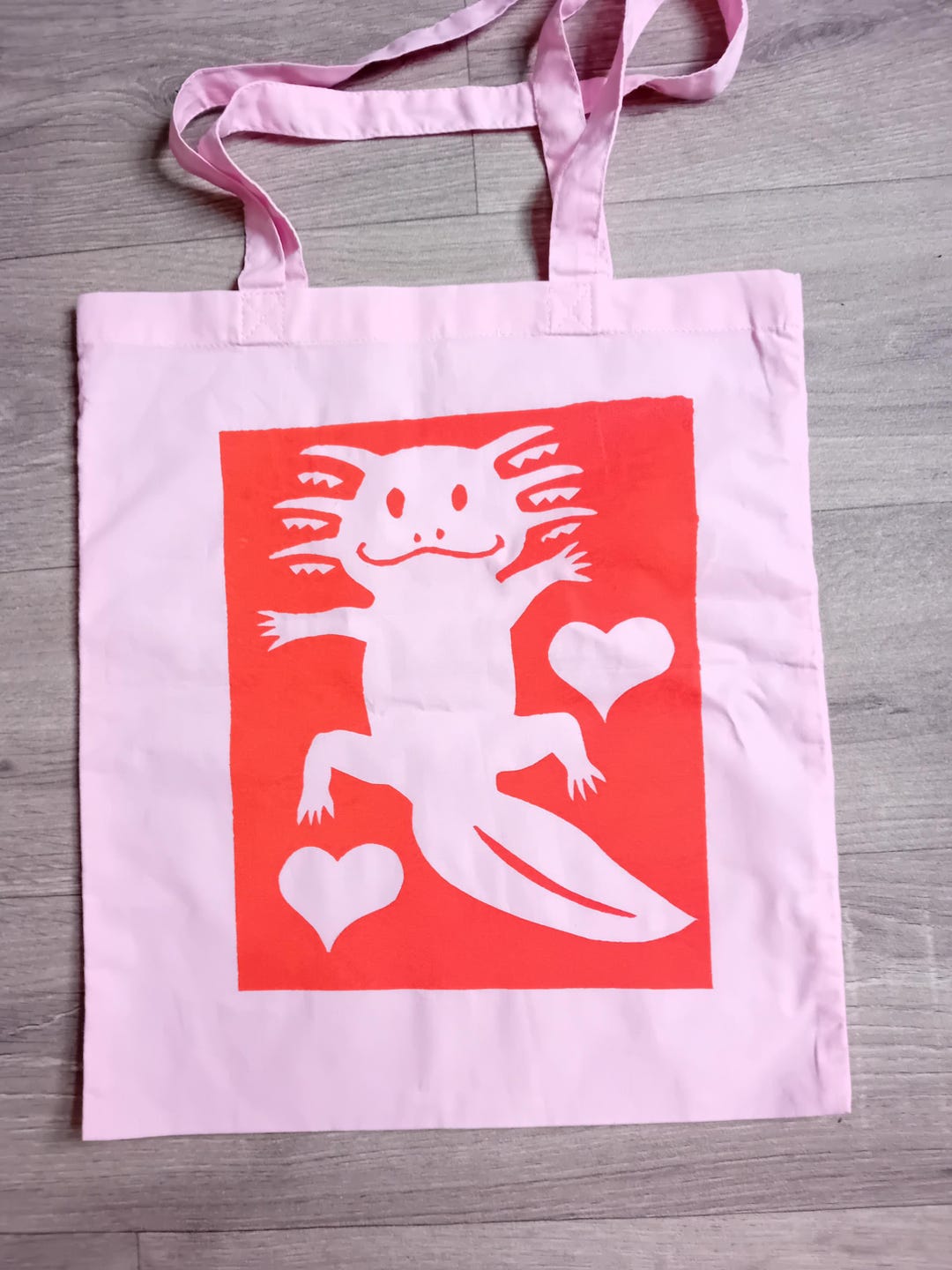 Axolotl Tote Bag, Axolotl Bag, Axolotl Love - Etsy