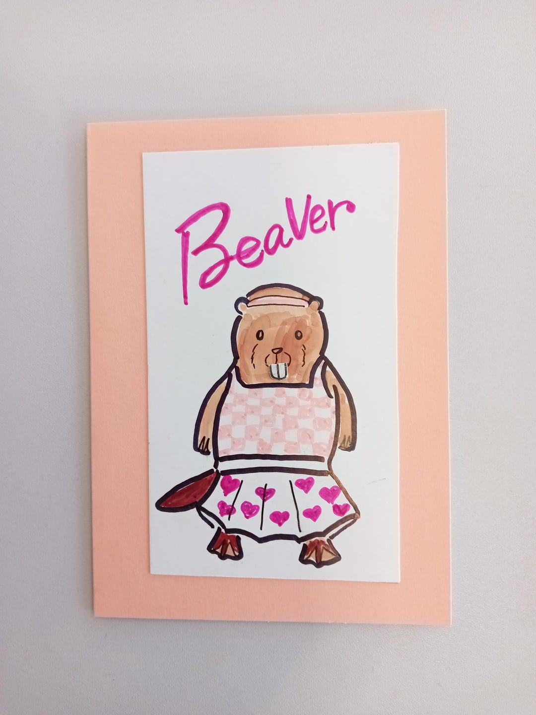 Barbie Card, Beaver Card, Humour Card - Etsy