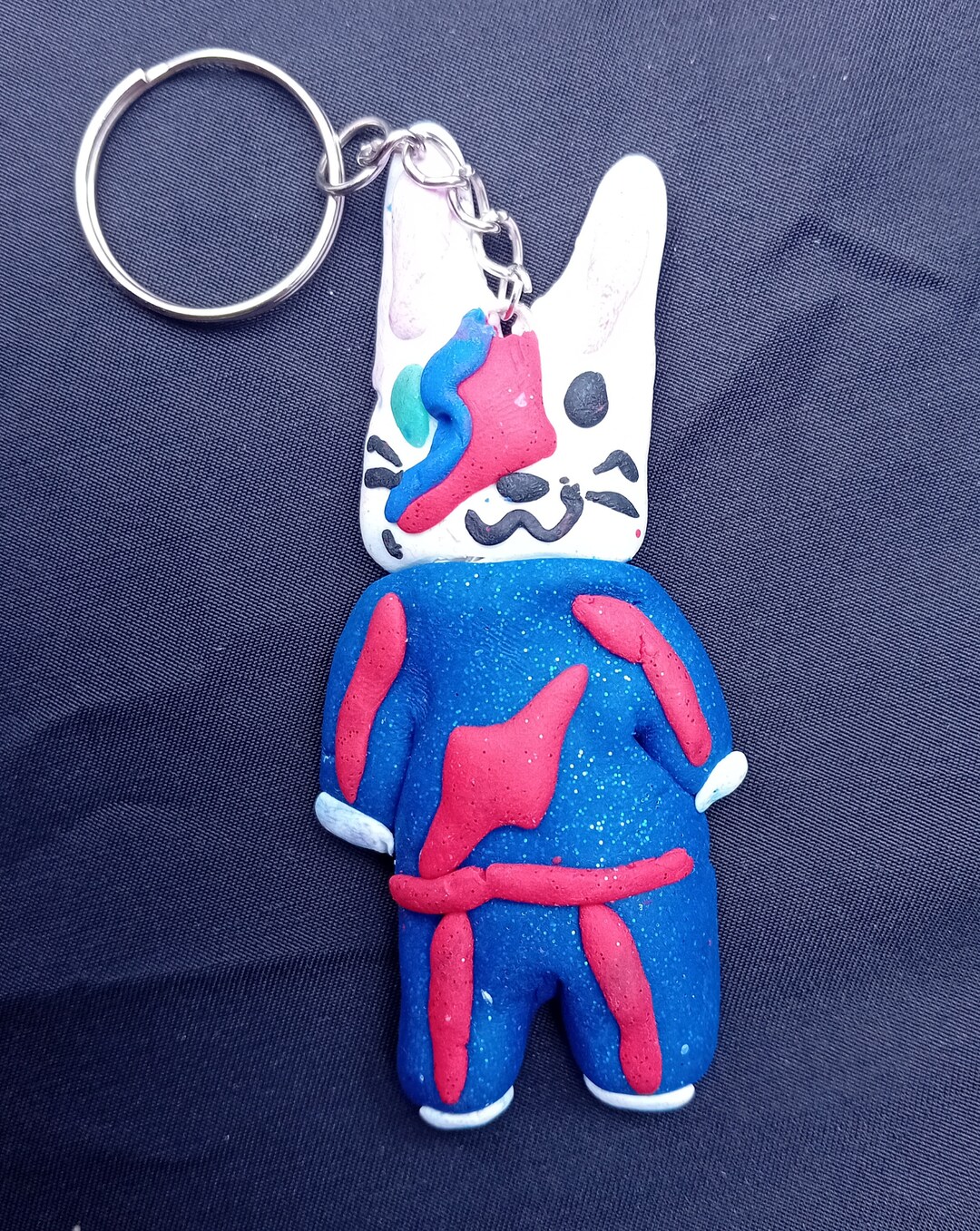 Glamrock Keyring, Bowie Keychain, Alien - Etsy