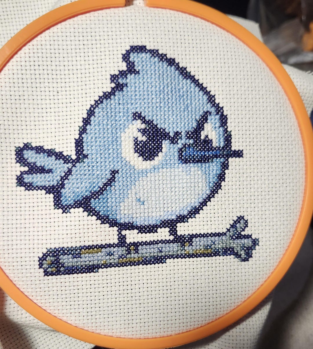 Blue Gray Gnatcatcher Cross Stitch Pattern - Etsy