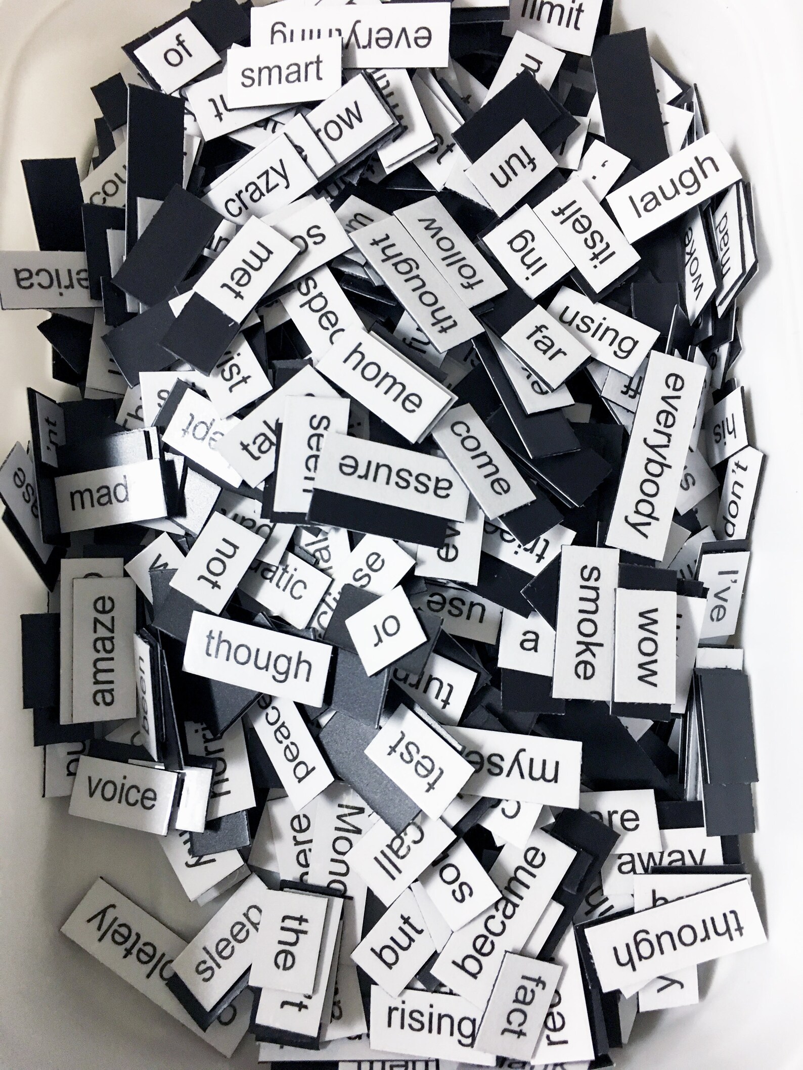 750 MUST HAVE STARTER Set Word Magnets Fridge Poetry Magnets - Etsy