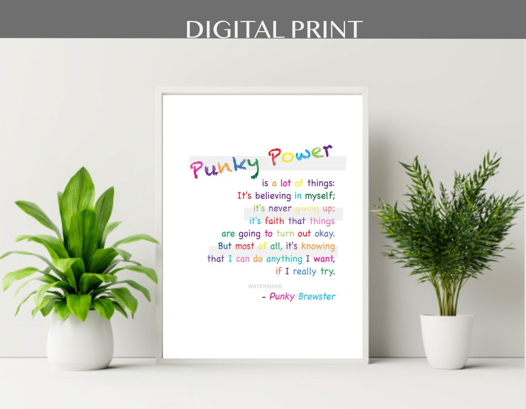 Digital Download - Punky Power Definition - Punky Brewster - 1980's TV ...